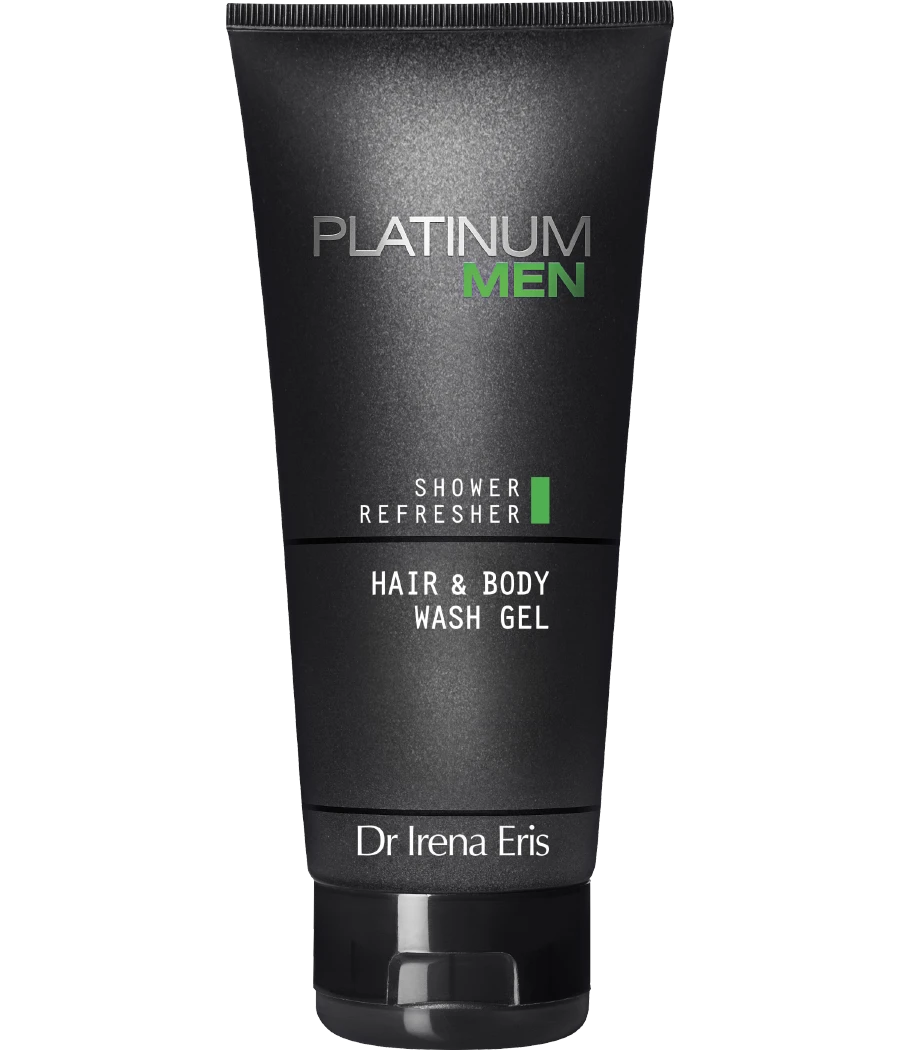 Dr Irena Eris Platinum Men Shower Refresher Hair & Body Wash Gel 200 ml ...